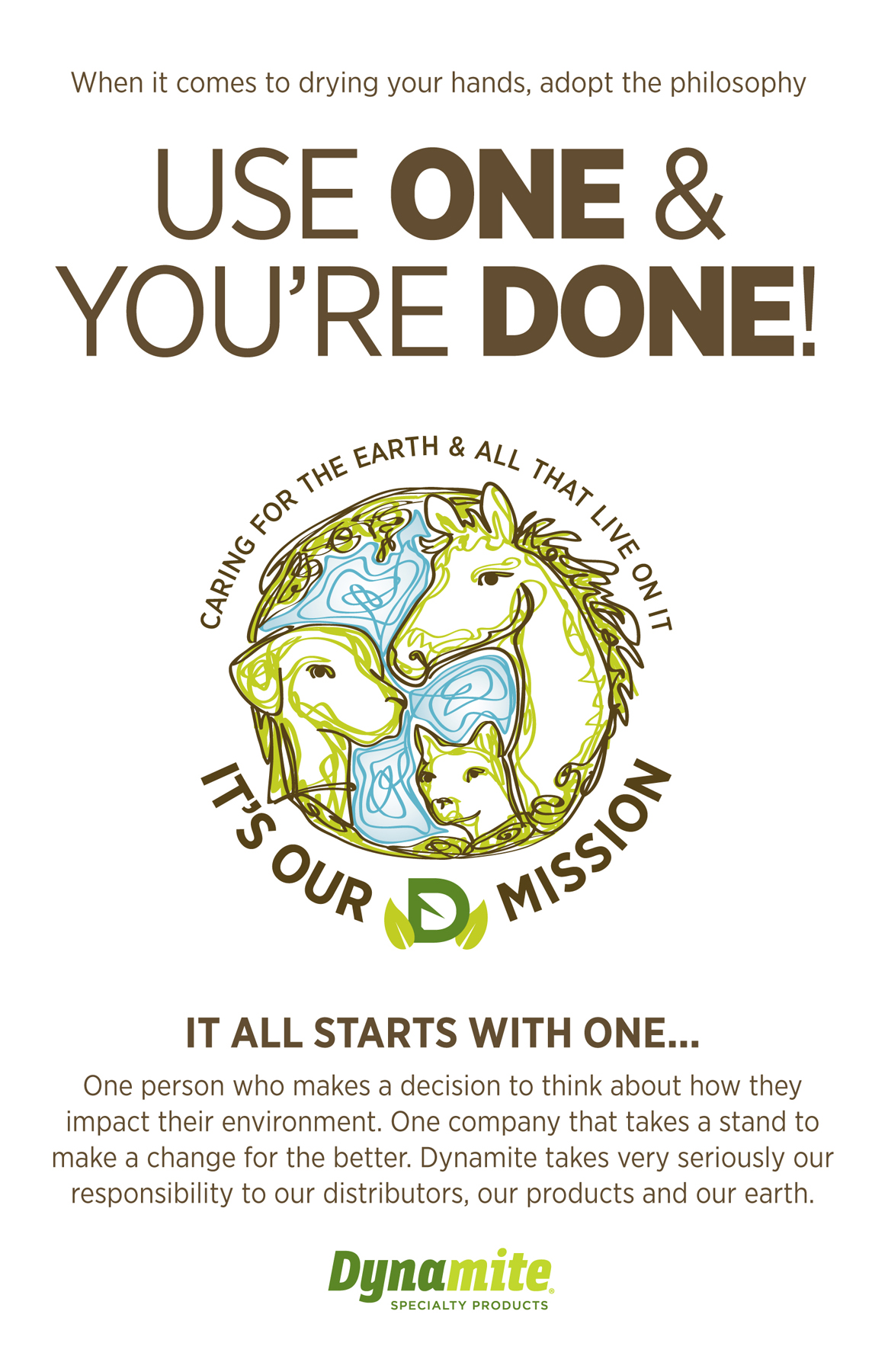 Use One & You’re Done – Dynamite Specialty Products